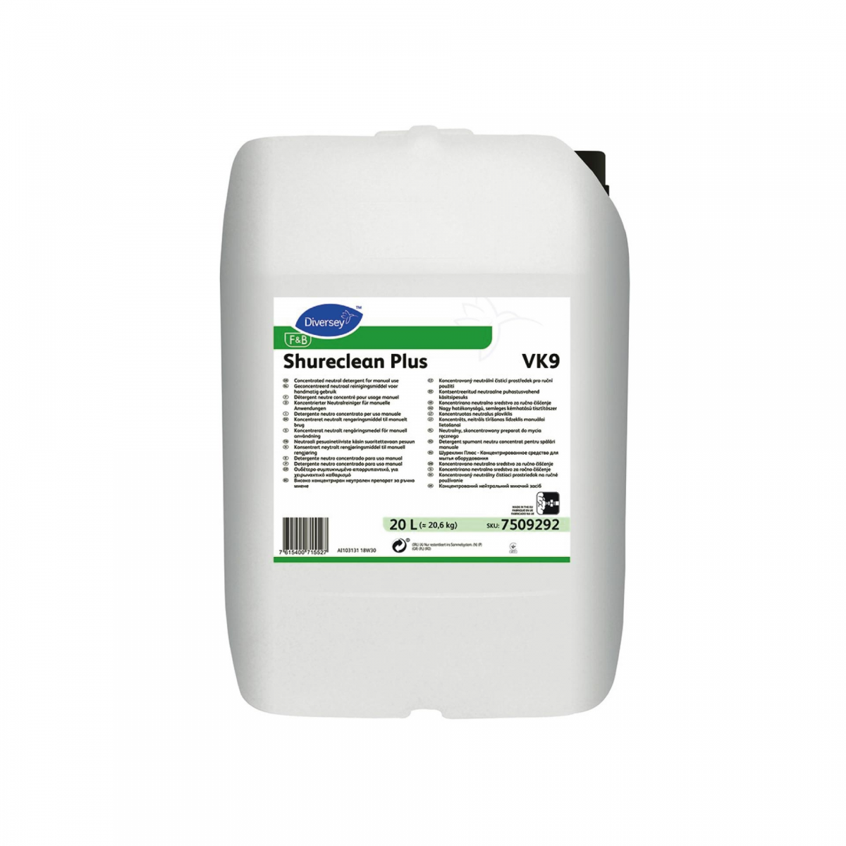 Shureclean Plus VK9 20 Litros - J7509292 - Artur & Guerreiro